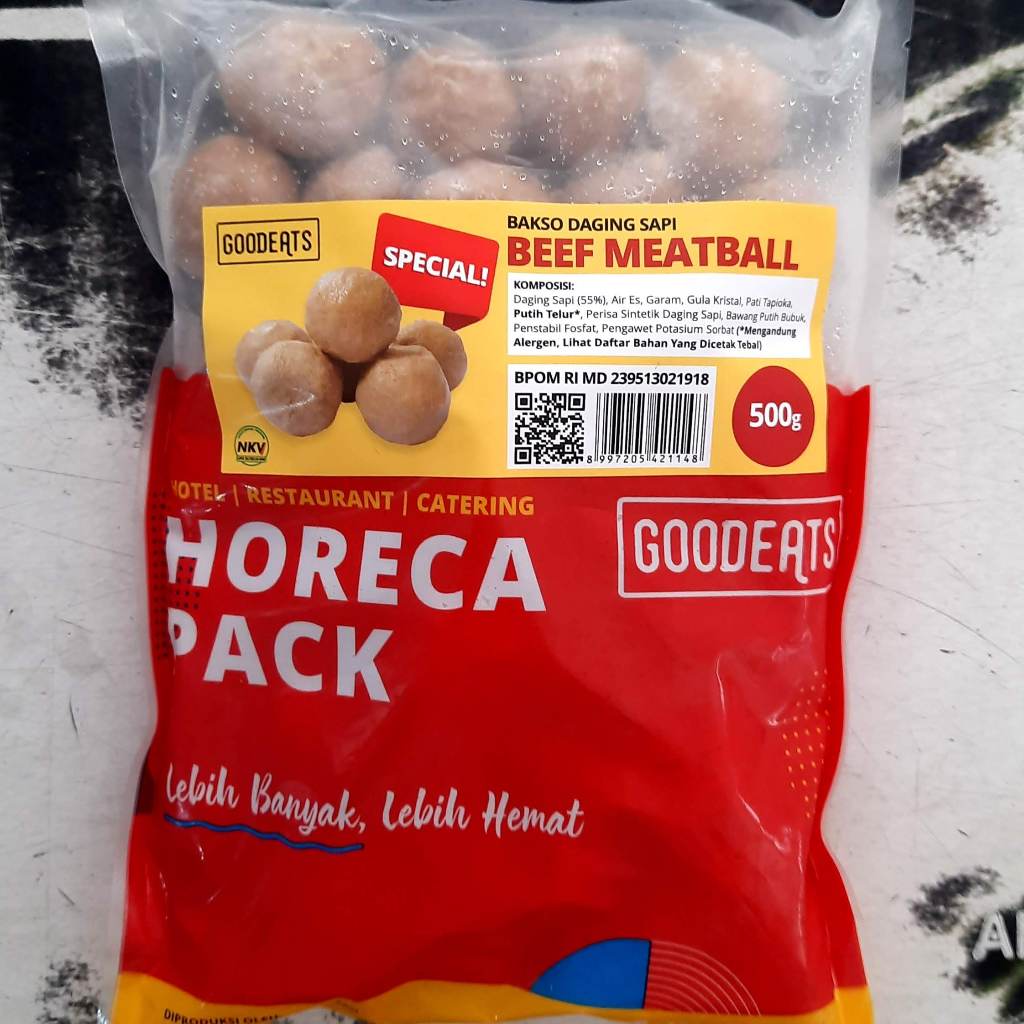 Jual Goodeats Bakso Sapi Spesial 500 Gr | Shopee Indonesia