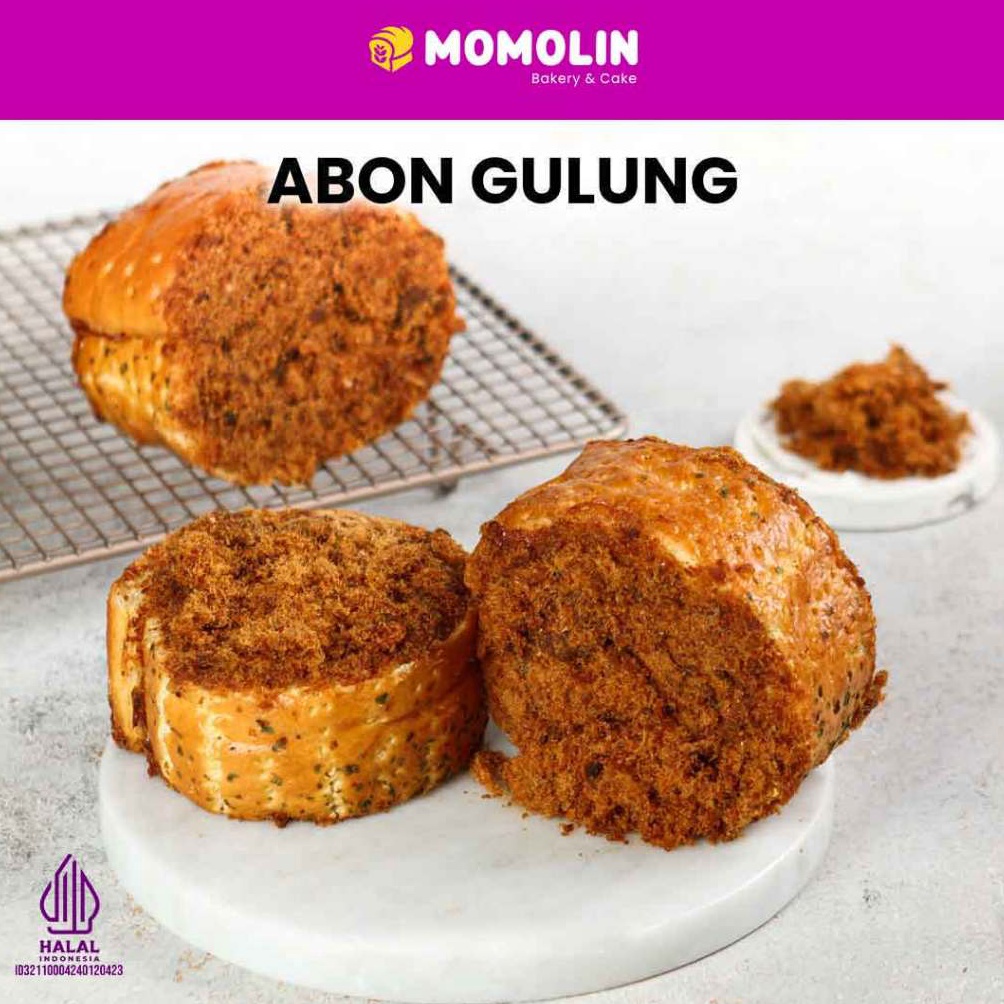 Jual Produk Oke Momolin Bakery Roti Abon Gulung Momolin Bakery Roti Isi ...