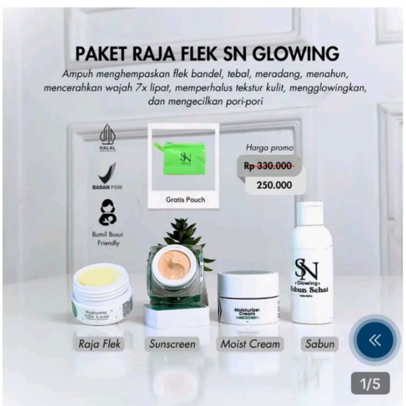 Jual SN GLOWING paket raja flek | Shopee Indonesia