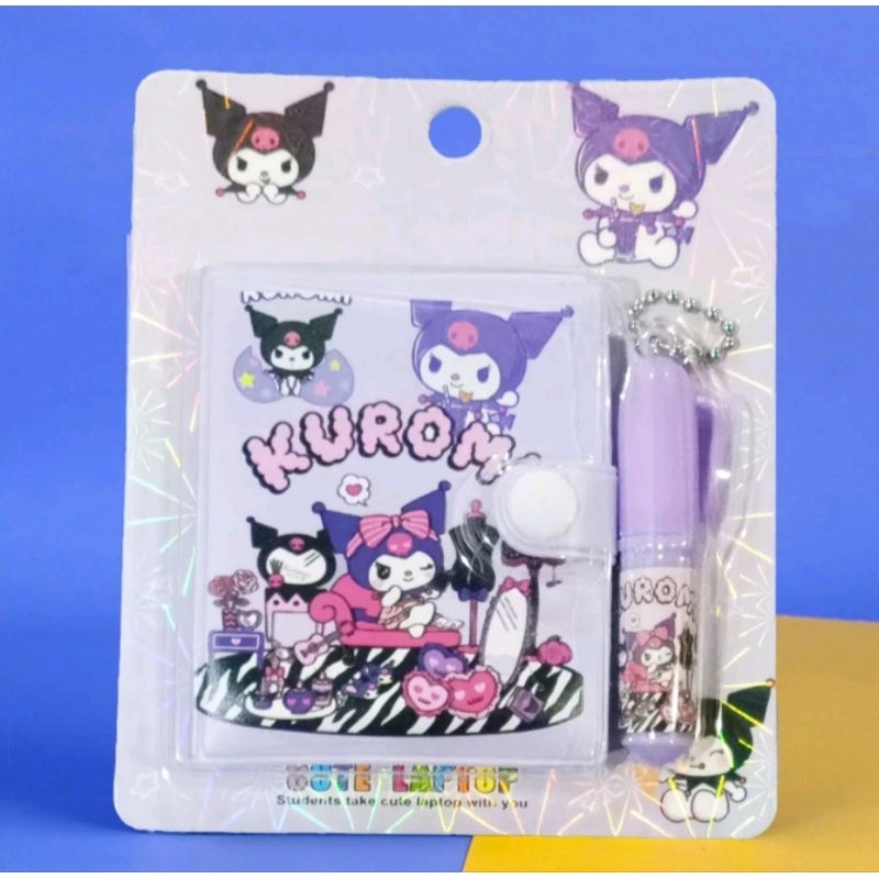 Jual Cute Mini Note Book 2 in 1 / Set Memo Diary Motif Sanrio / Mini ...