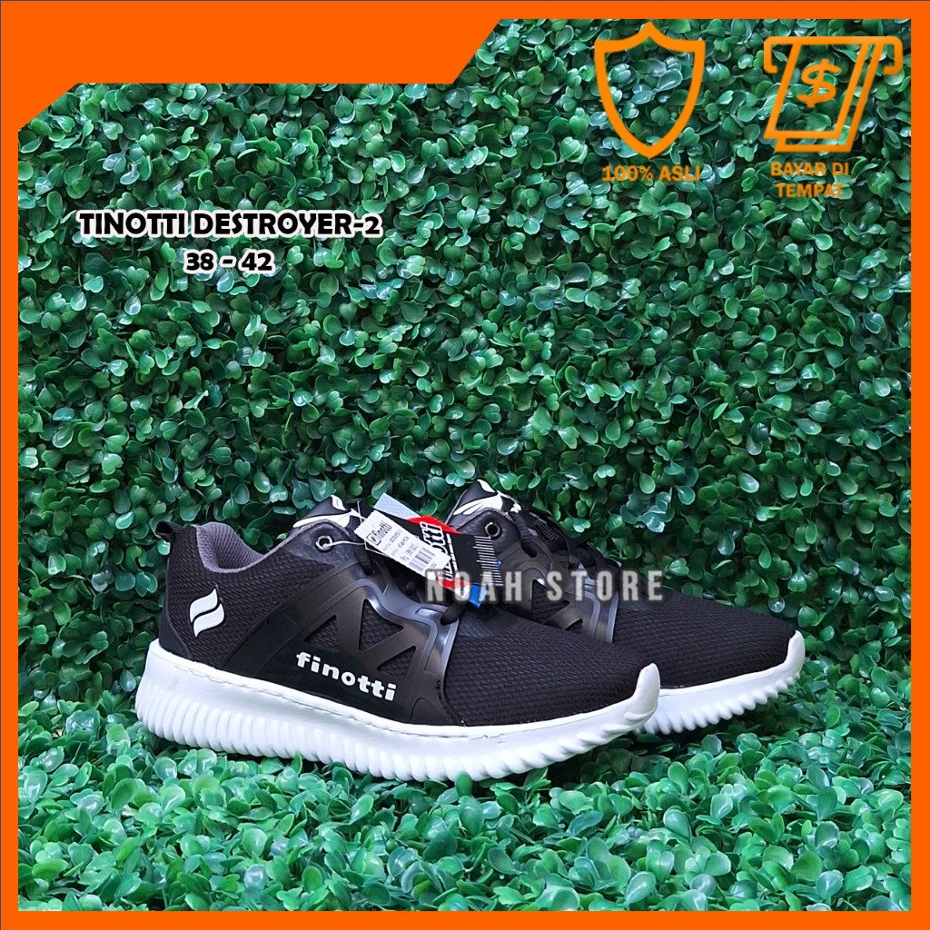 Jual NOAH - Sepatu FINOTTI DESTROYER 2 38-42 /Sepatu Sekolah Hitam ...