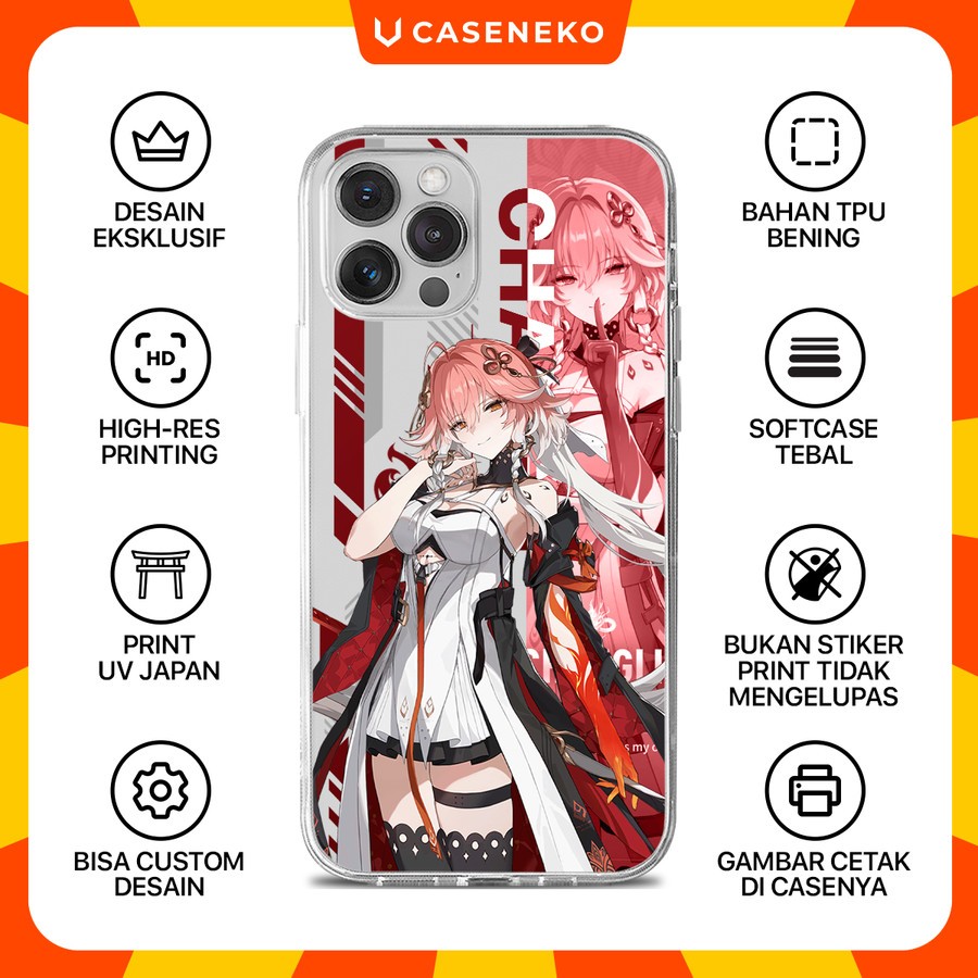 Jual Custom Case Changli Wuthering Waves Wuwa Casing HP HIgh Grade ...