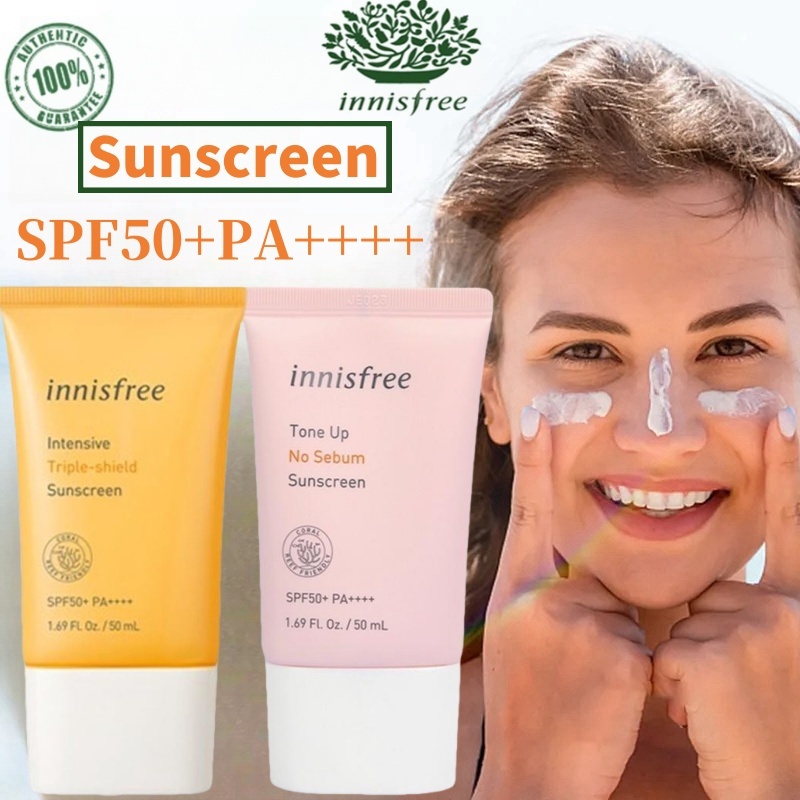 Jual Innisfree Sunscreen 50ml Intensive Triple Shield Sunscreen SPF50+ PA++++ Long Lasting Oil ...