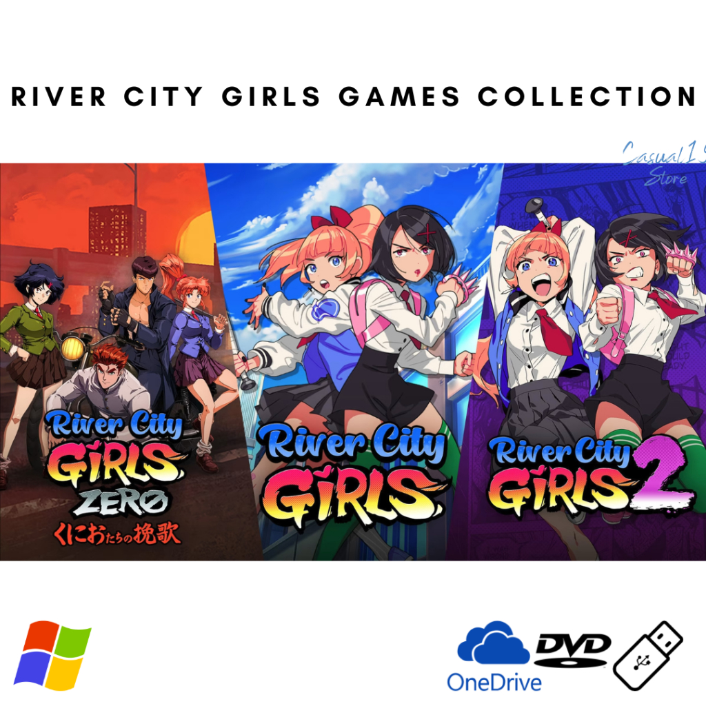 Jual River City Girls Games Collection [Beat 'em Up Platformer Game PC ...