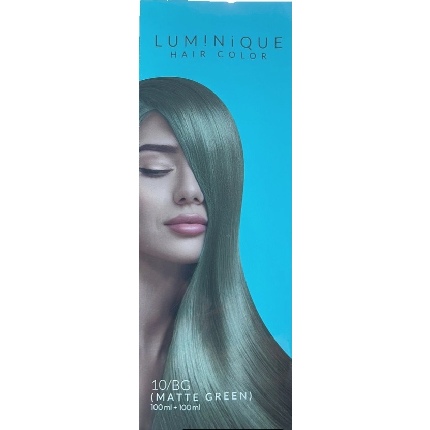 Jual Luminique Hair Color 10/BG (Matte Green) cat pewarna rambut hijau ...