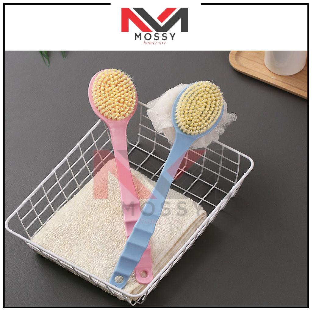Jual MOSSY Sikat Badan Punggung Mandi Spons Puff Penggosok Badan Gagang ...