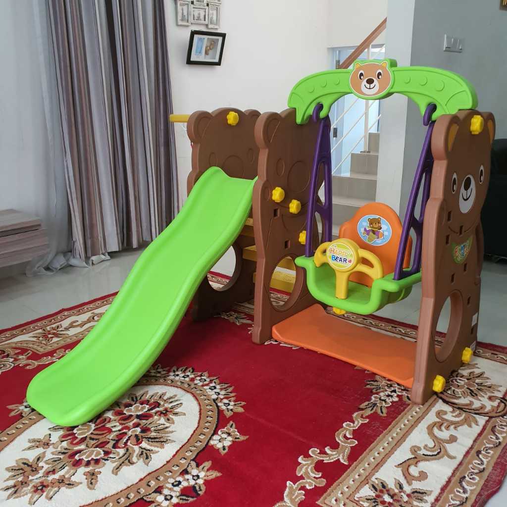 Jual SEWA Bear Slide & Swing - Azkia Baby Rental Mainan Anak Medan ...