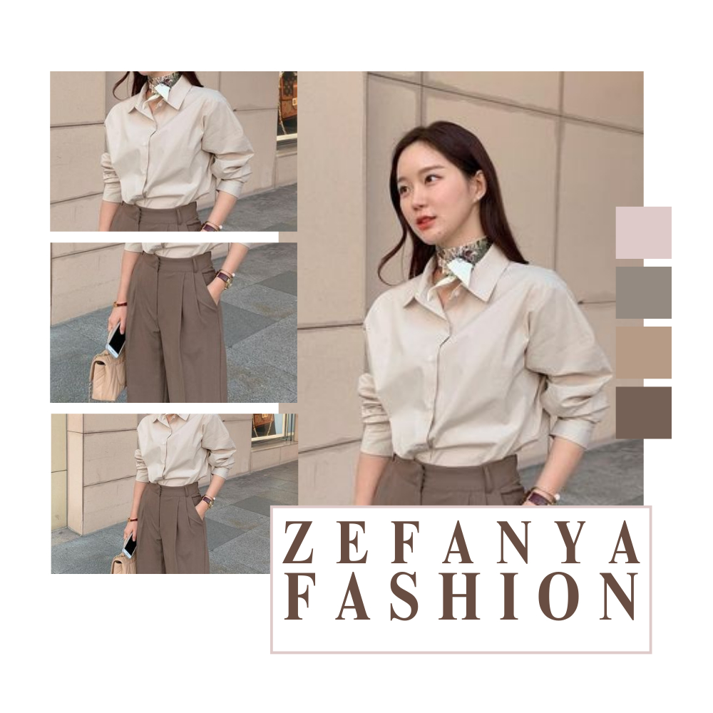 Jual One Set 2in1 Korean Style Wanita Kekinian | Kemeja Coksu ...