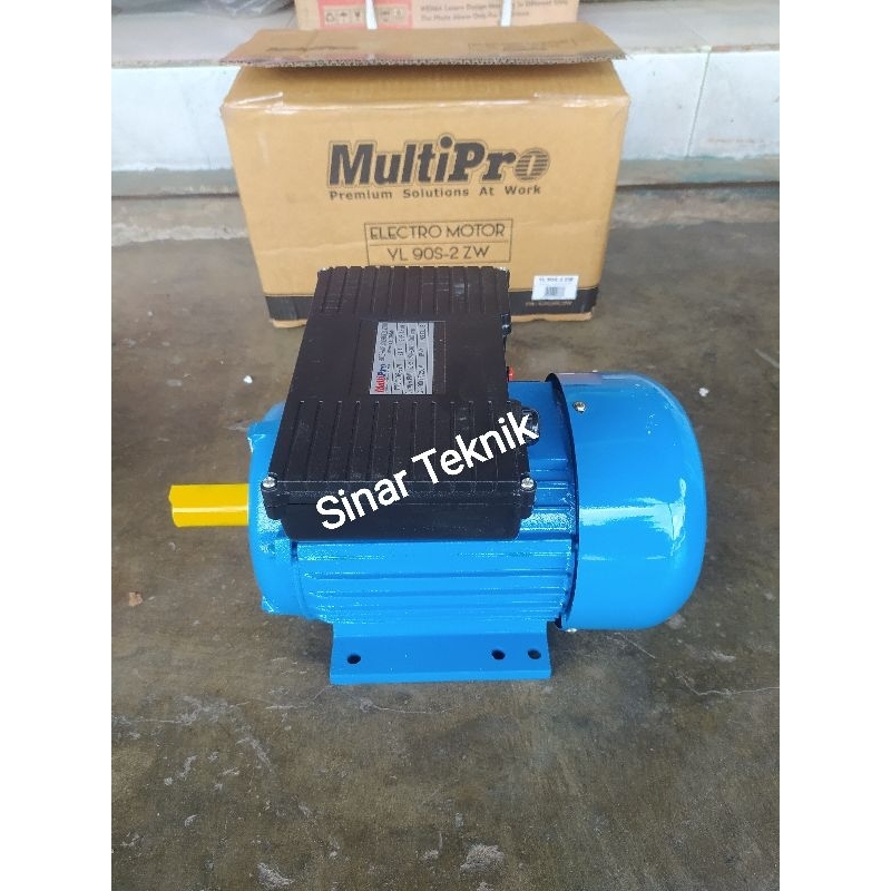 Jual Dinamo 2 HP 1 Phase 2800 rpm Multipro Elektro Motor | Shopee Indonesia