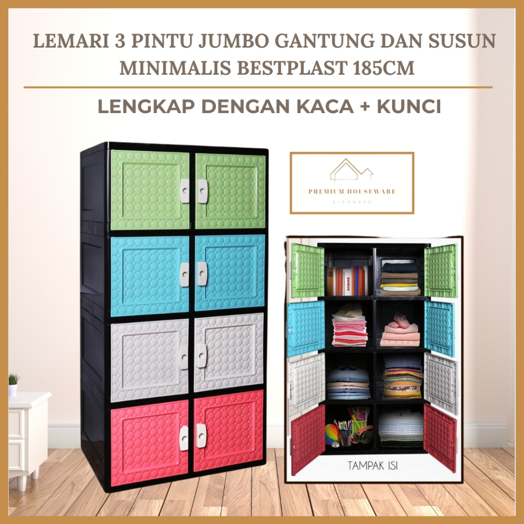 Jual LEMARI LOKER SUSUN SERBAGUNA SUSUN 2 3 4 I LEMARI LOKER SUSUN ...