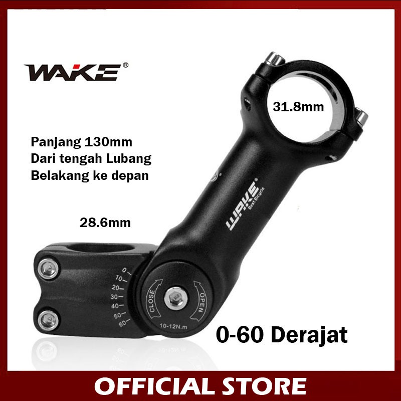 Stem adjustable sepeda store