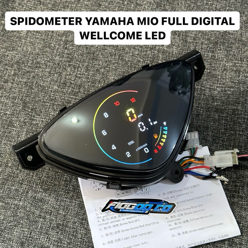 Jual SPEEDOMETER DIGITAL LED MIO SPORTY SMILE SPIDO MIO SPORTY SMILE ...