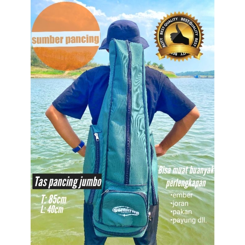 Jual Tas Pancing Gendong (RANSEL)JUMBO 100CM Anti air | Shopee Indonesia