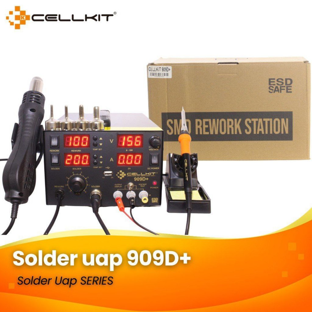 Jual SOLDER BLOWER POWER SUPPLY 4 IN 1 CELLKIT 909D+ 909D ORIGINAL ...