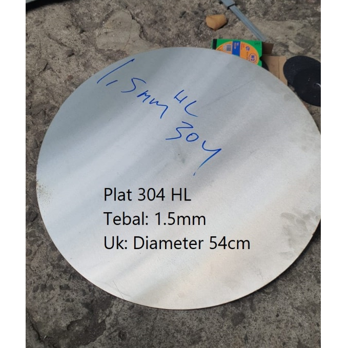 Jual Plat stainless 304 Tebal: 1,5mm | 1.5mm (0,15cm) | Plat Stainless ...