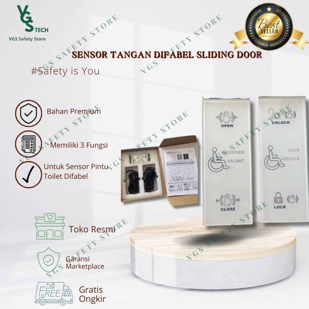 Jual Sensor Sliding Door Difable Touchless Panel for Automatic Door use ...
