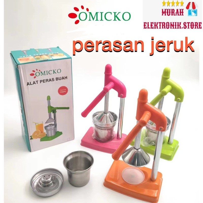 Jual PERASAN JERUK MANUAL STAINLES OMICKO /Alat Peras Jus Buah Anti ...