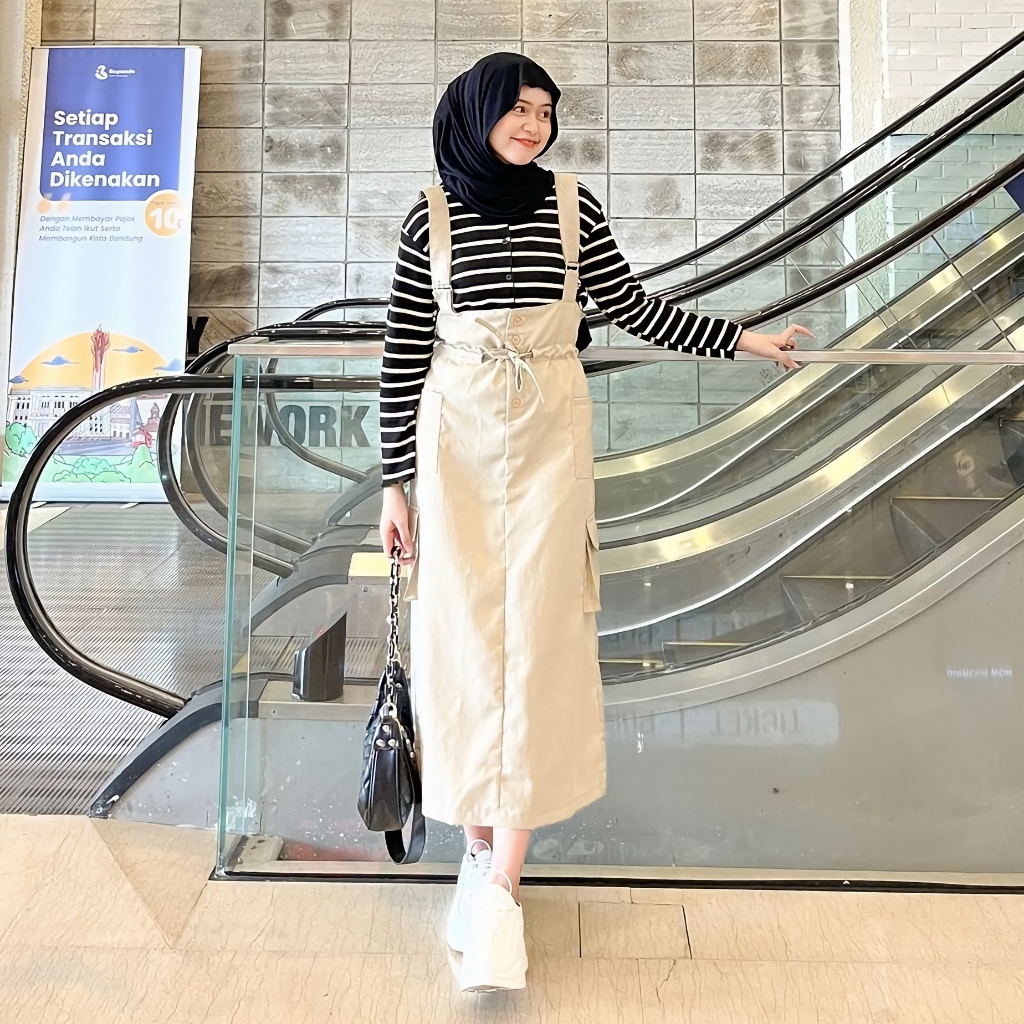 Jual ESTELA OVERALL//OVERALL ROK WANITA// LEA STORE | Shopee Indonesia