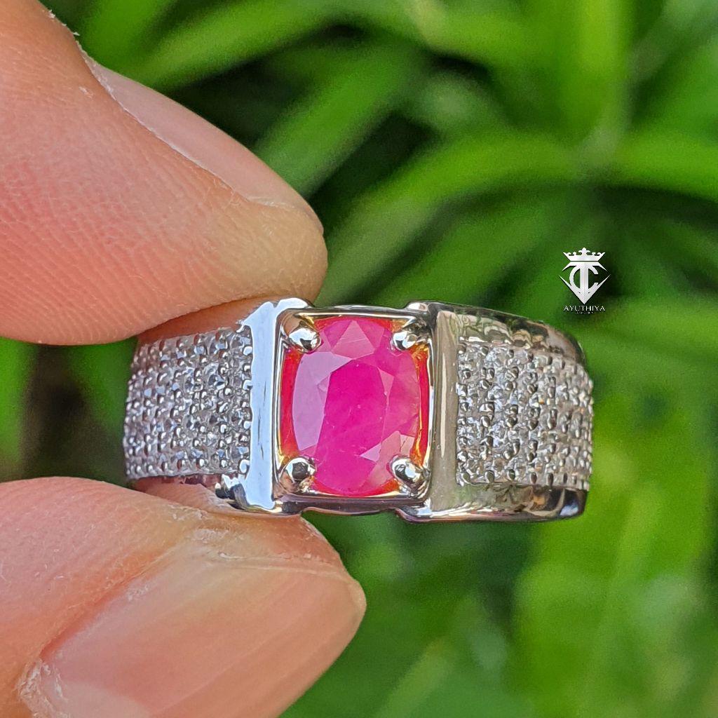 Jual Batu Permata Natural Ruby Burma Myanmar 0.67 Ct MRI Lab Memo ...