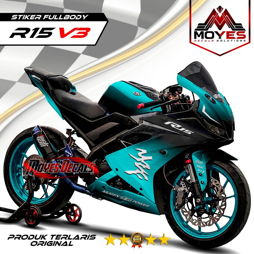 Jual DECAL MOTOR R15 V3 - STIKER MOTOR R15 V3 FULL BODY PREMIUM ...
