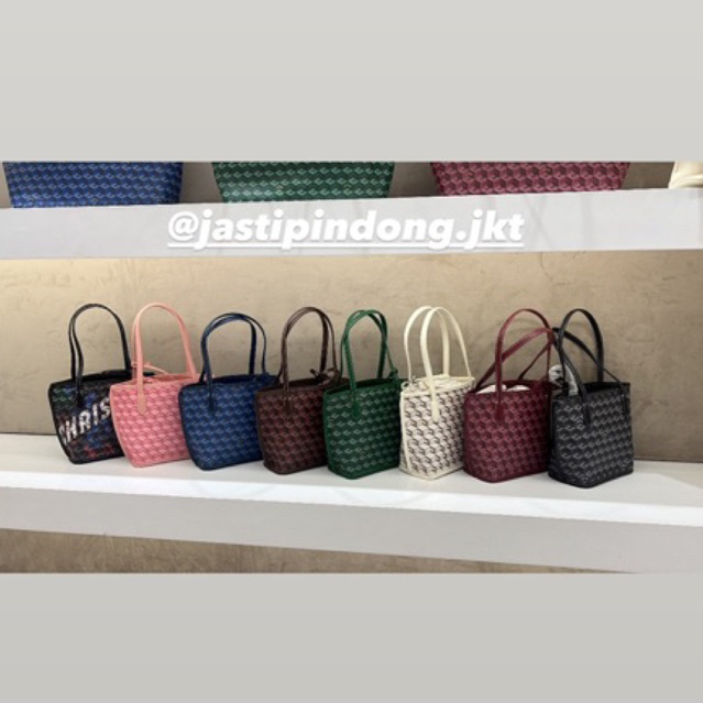 Jual (Pre Order) Tas Christy Ng Russo Monogram Tote Bag Mini Large ...