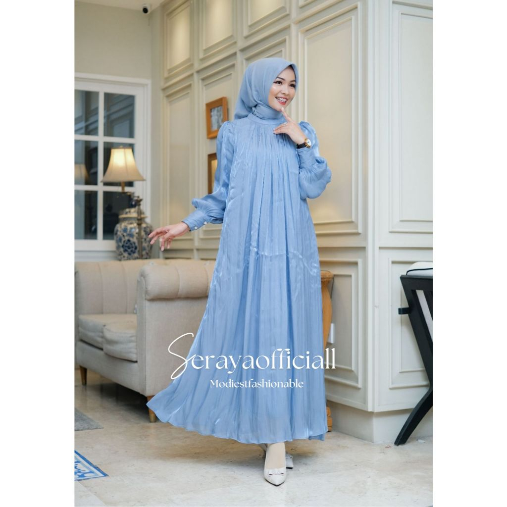 Jual Serayaofficiall Exclusive Shimmer Dress Mewah Gamis terbaru gamis ...