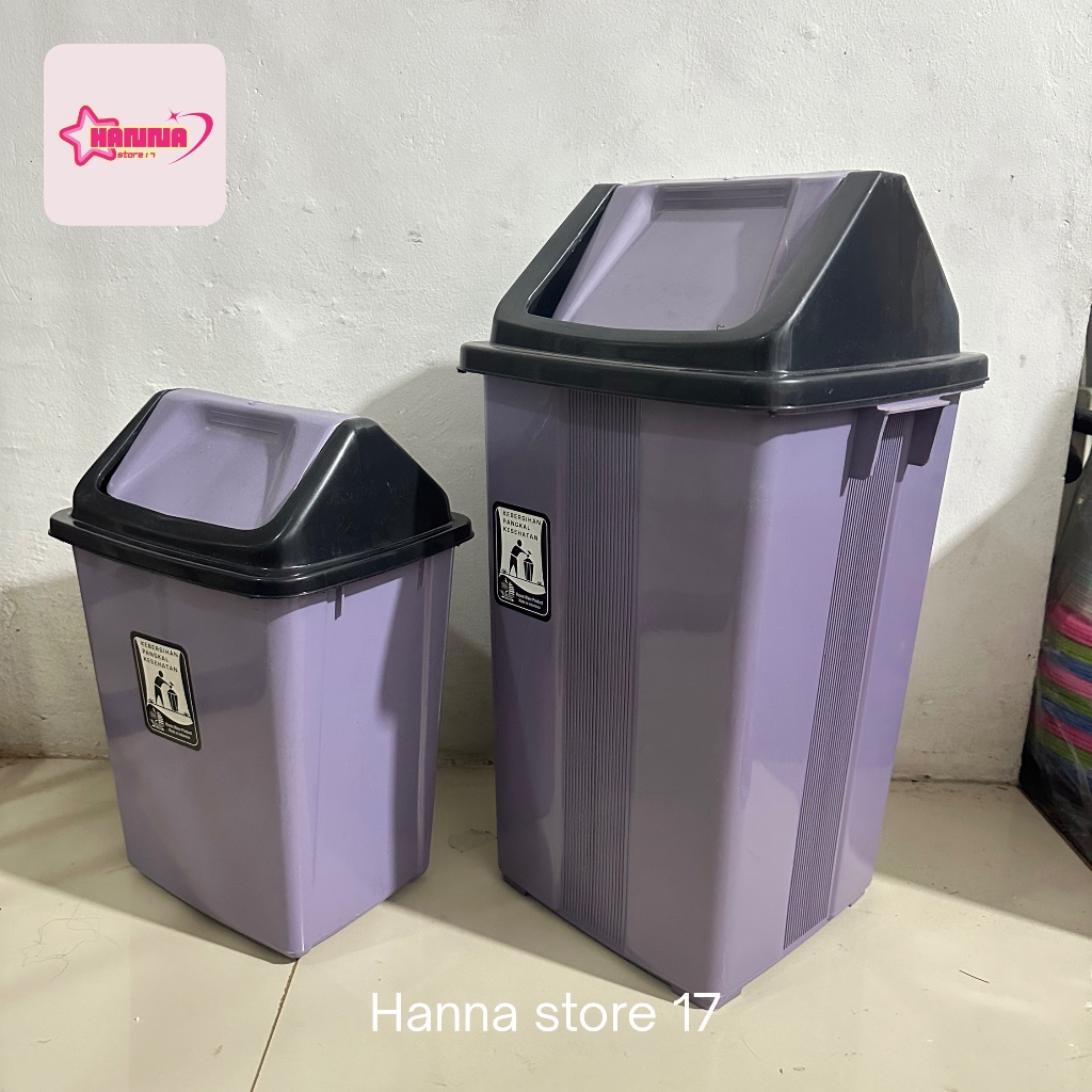 Jual tempat sampah 5 10 15 20 42 65 100 Liter / tempat sampah tutup goyang / tempat sampah abu ...