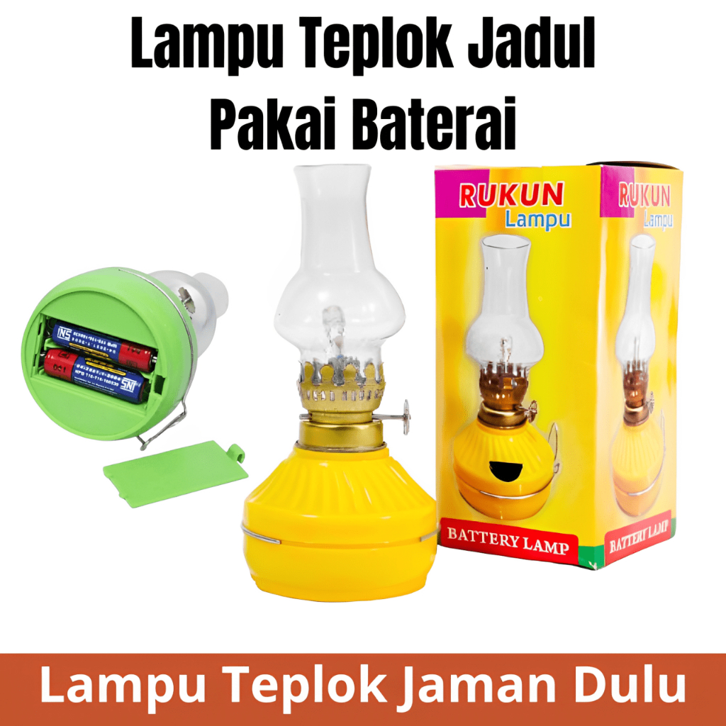 Jual Lampu Teplok Jaman Dulu - Lampu Tradisional Jadul LED - Lampu ...
