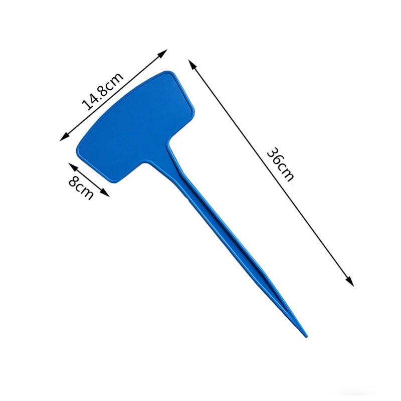 Jual Blue Tag Besar PVC Plastik Label Nama Tanaman Hias Pohon Semai ...