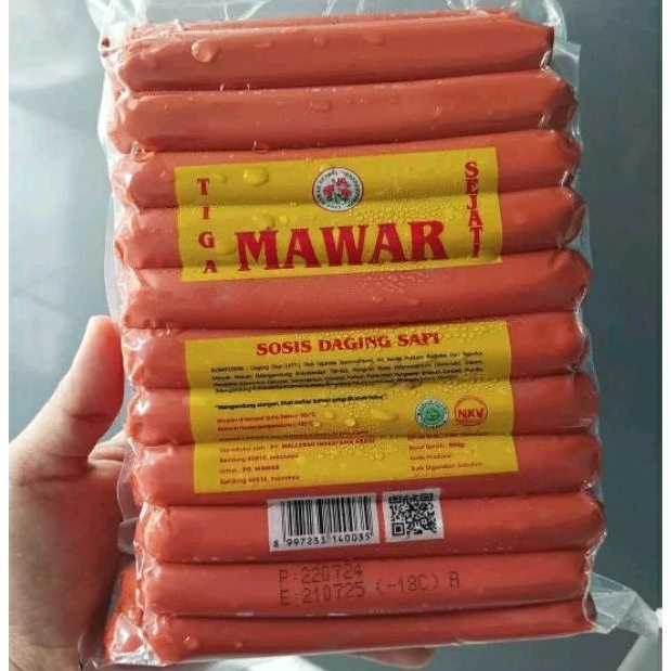 Jual sosis sapi mawar 800gr isi 35/mawar sosis sapi | Shopee Indonesia