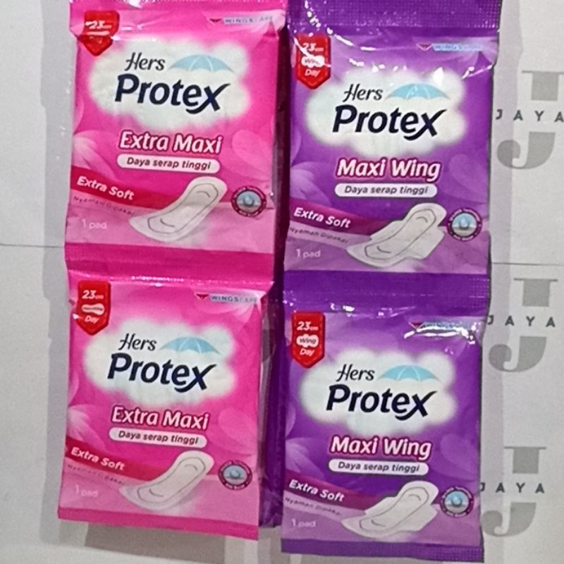 Jual Hers Protex Extra Maxi Renteng / Sachet Pembalut Wanita Merah Non ...