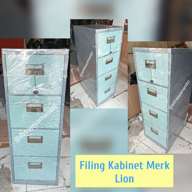 Jual filing kabinet lion 4 laci | Shopee Indonesia