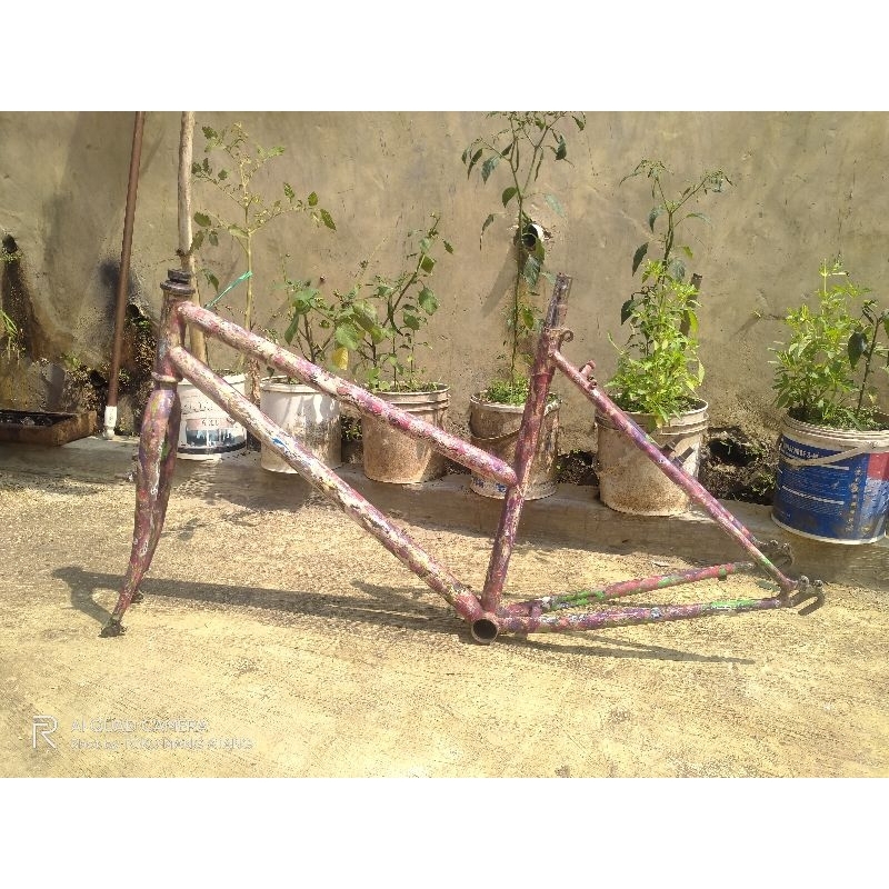 Jual Frame Fork Sepeda MTB 26 Lady FC36xxxx Size 18" eyeled tebal ...