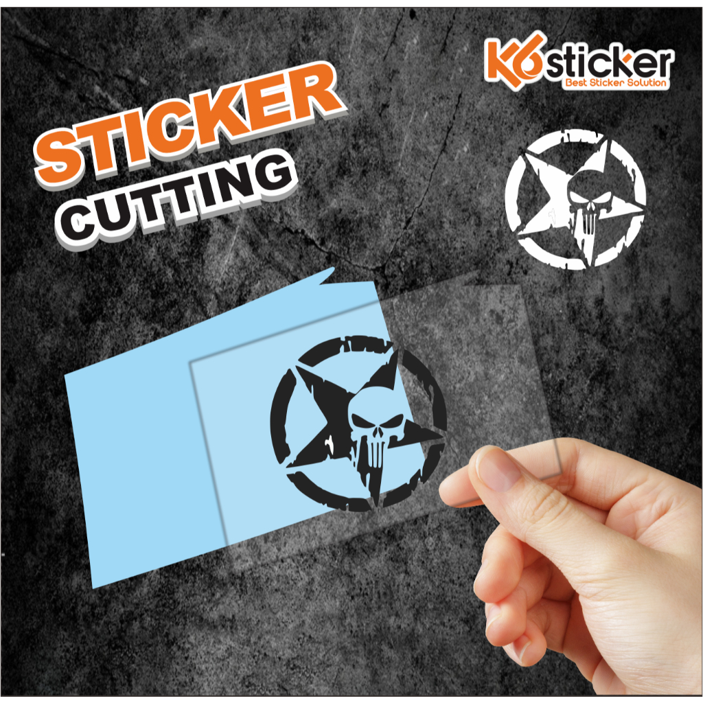 Jual STICKER PUNISHER ARMY CUTTING | Shopee Indonesia