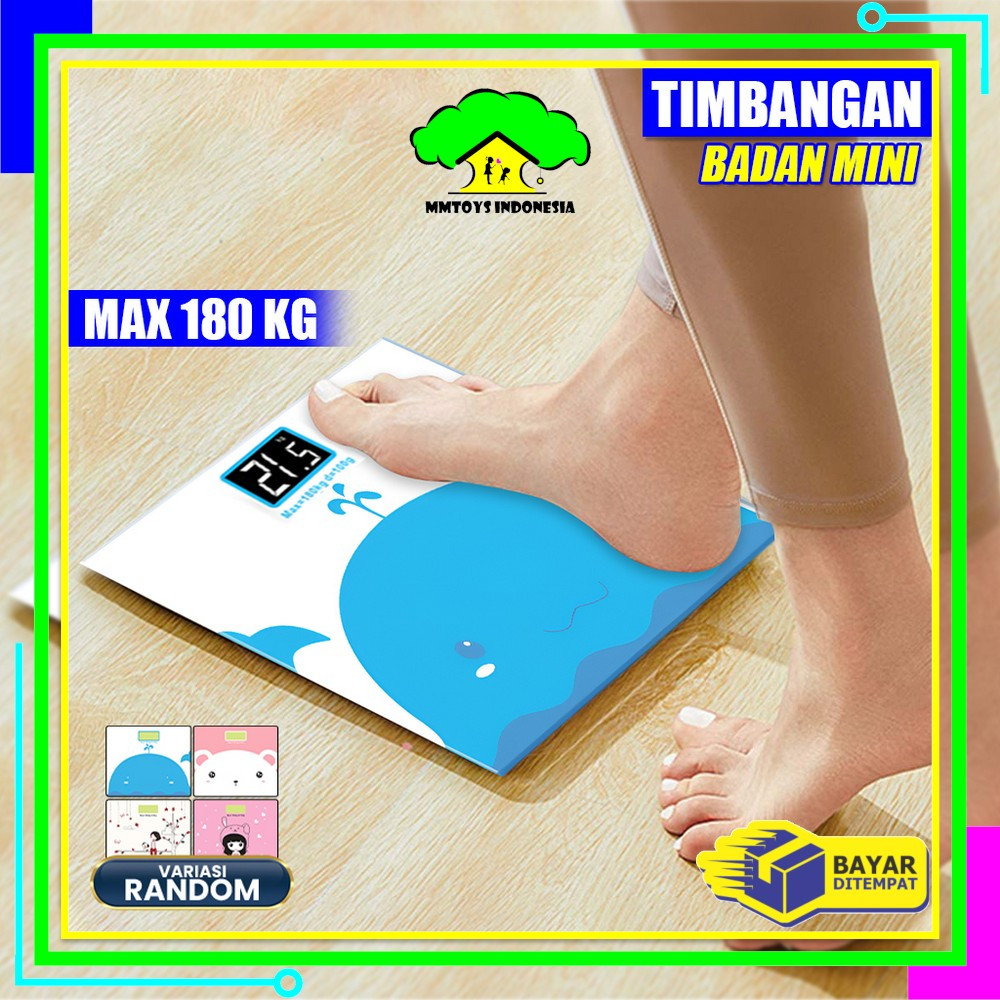Jual MI-C967 Timbangan Berat Badan Mini Digital LCD Maks 180kg 21x25 ...