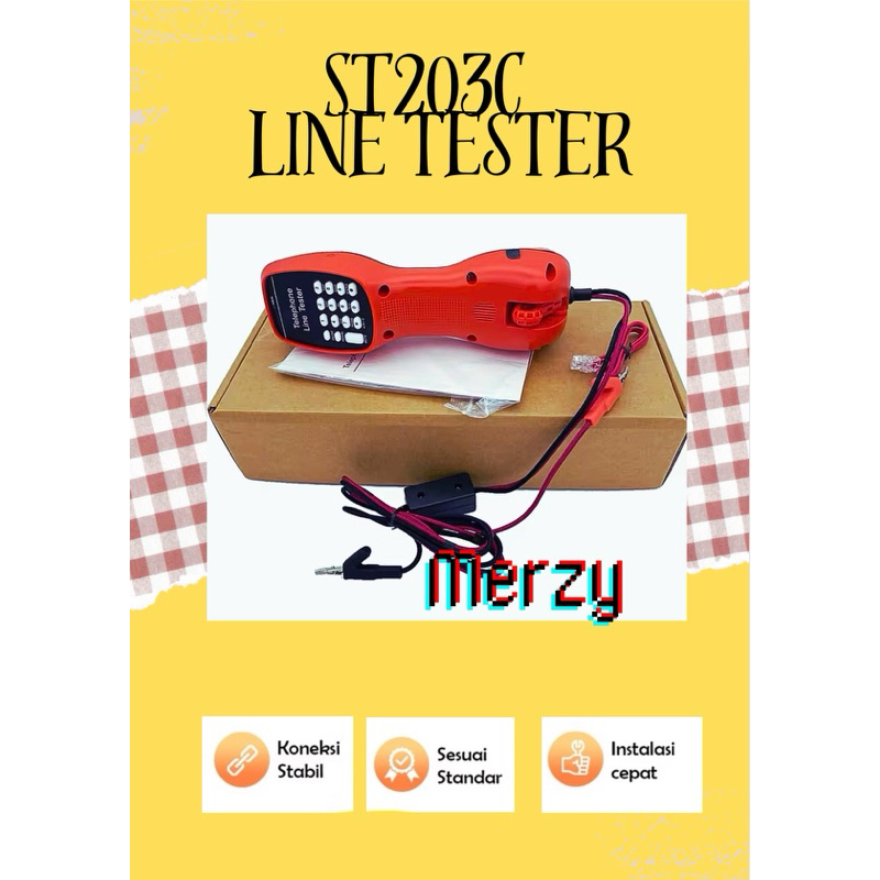Jual ST230C ⭐️ Telephone Line Tester ⭐️ fault tester with safety ...