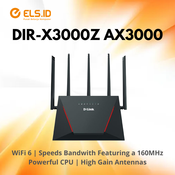 Jual D-Link DIR-X3000Z EXO AX3000 Wireless Router Mesh Gigabit | Shopee ...