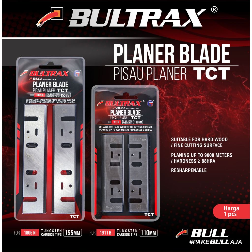Jual Bultrax TCT Planer blade 1805N & 1911B | Shopee Indonesia