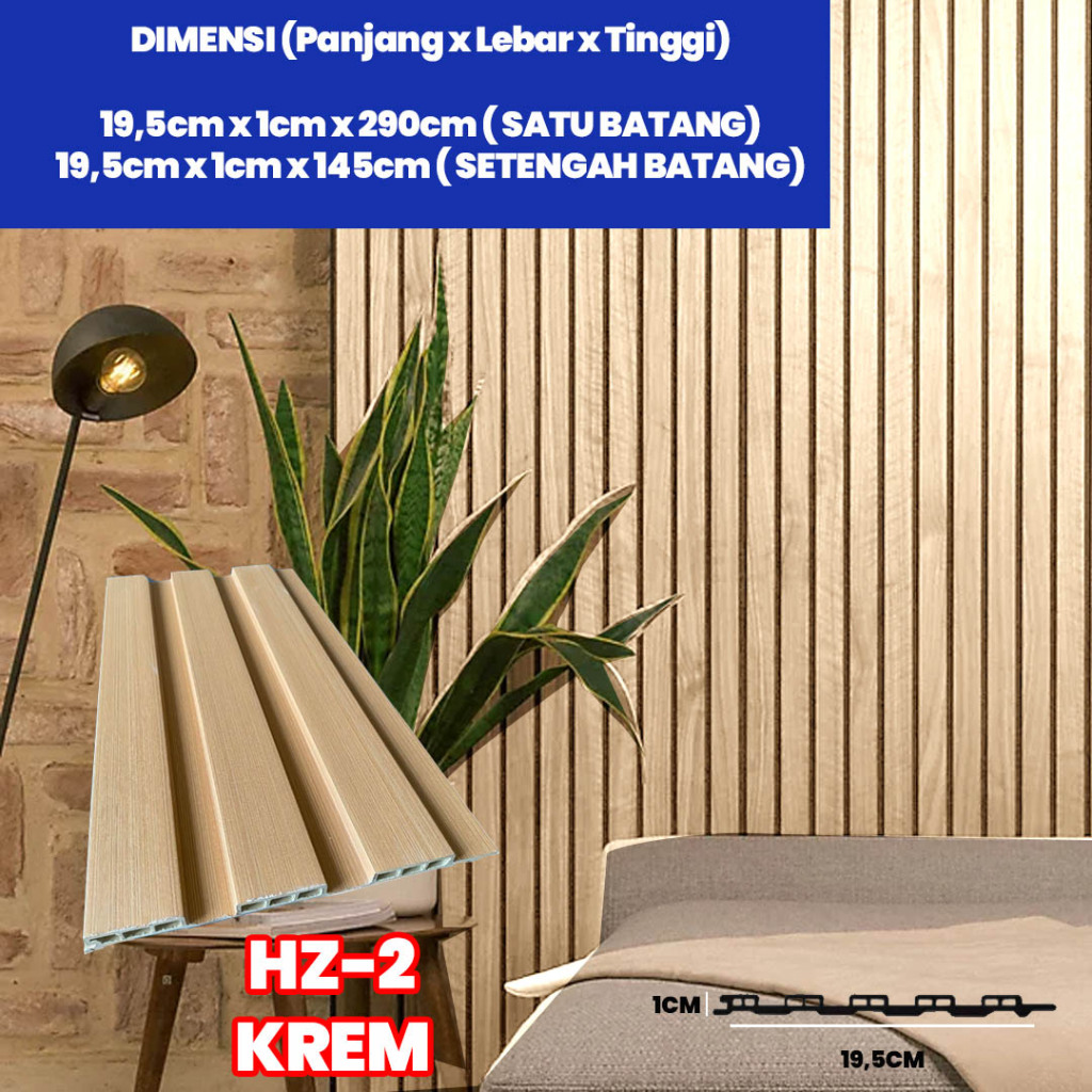 Jual Wood Panel WPC / Wall Panel PVC / Woodpanel Wallpanel Kisi Kisi ...