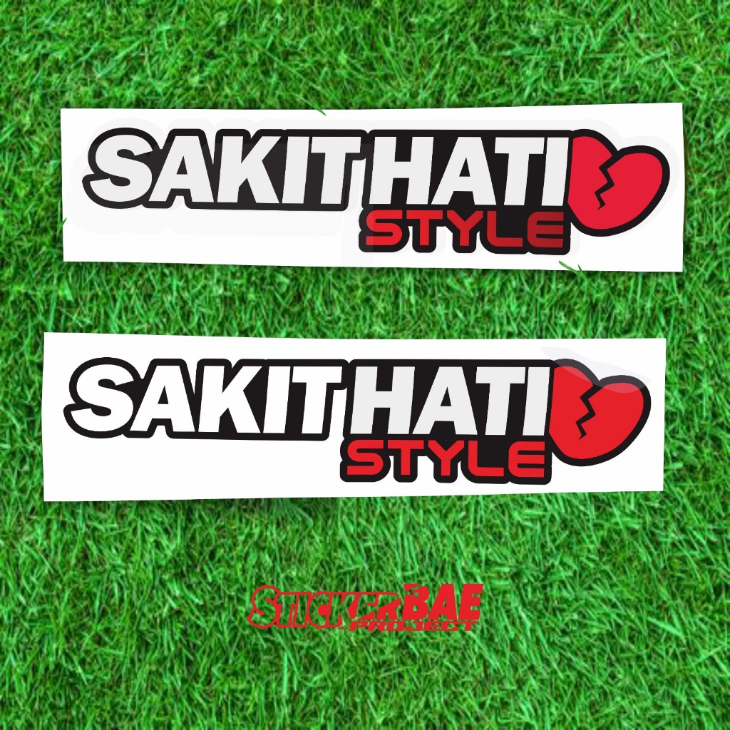 Jual sticker cutting ~ stiker motor sakit hati style stiker motor kata ...