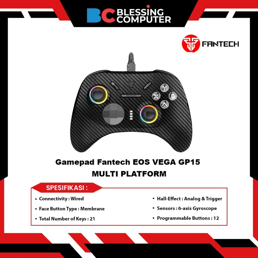 Jual Gamepad Fantech EOS VEGA GP15 MULTI PLATFORM | Shopee Indonesia