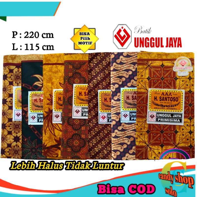 Jual KAIN BATIK MOTIF JARIK SEWEK H SANTOSO AAA UNGGUL JAYA | Shopee Indonesia