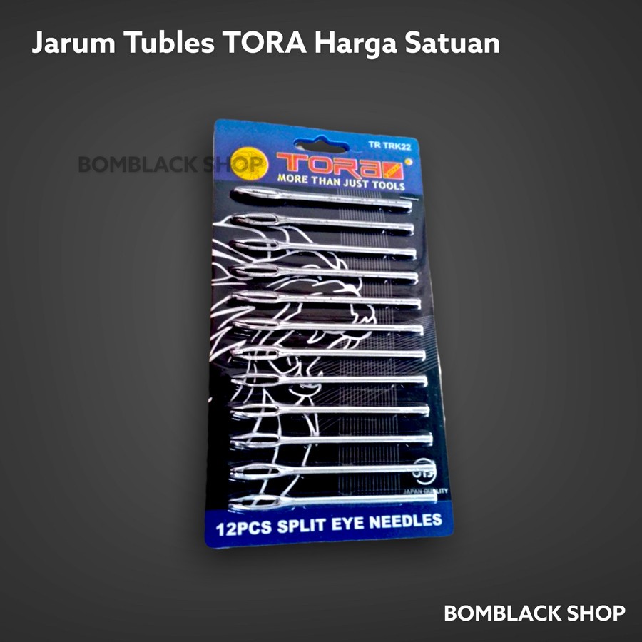 Jual TORA Jarum Ban Alat Tambal Ban Tubles Pasang Urat Cacing Karet Ban ...