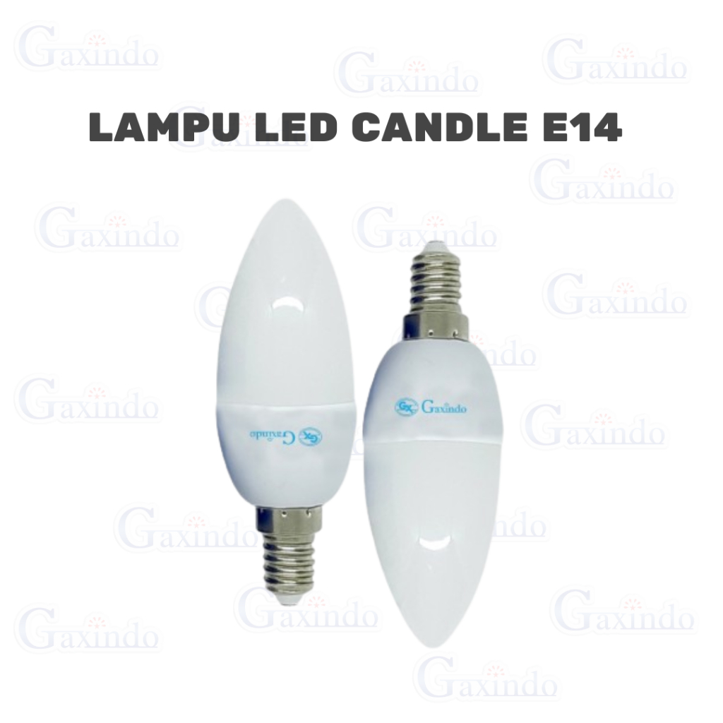 Jual LAMPU LED CANDLE CLEAR 3W MODEL E14 L380 LAMPU HIAS RUMAH LAMPU ...