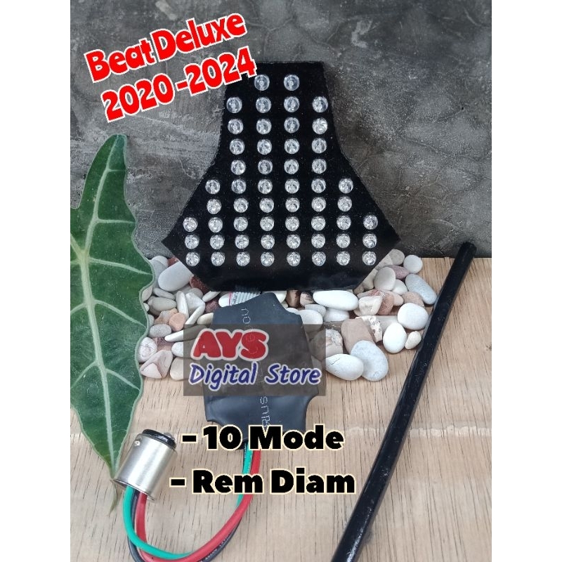 Jual Stoplamp Running Beat Deluxe Street 2020 sd 2024 10 Mode Rem DIAM ...