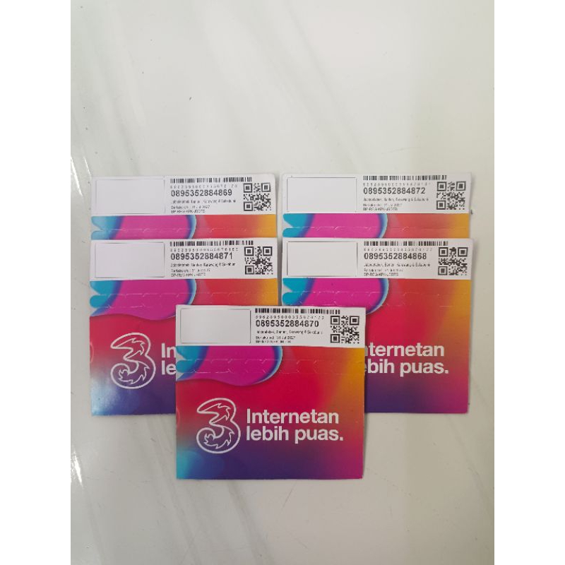 Jual KARTU PERDANA TRI 18GB FULL 24 JAM | Shopee Indonesia