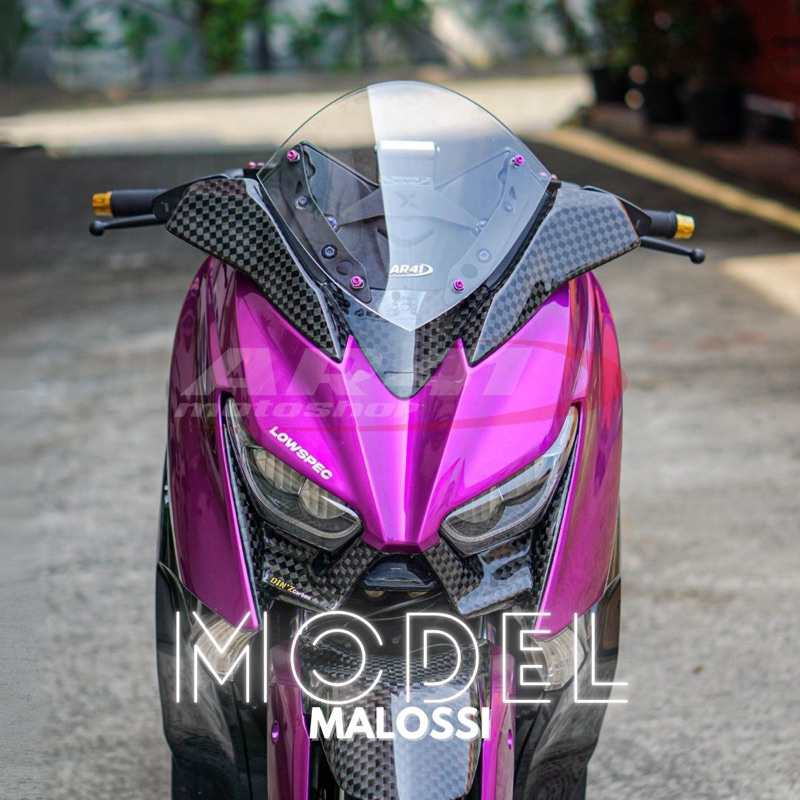 Jual Windshield Xmax Mallosi Eropa Street X1, Visor Xmax Malossi Malosi ...