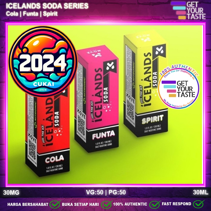 Jual Liquid Icelands Soda Series Salt Nic 30ML Saltnic by Move Juice ...
