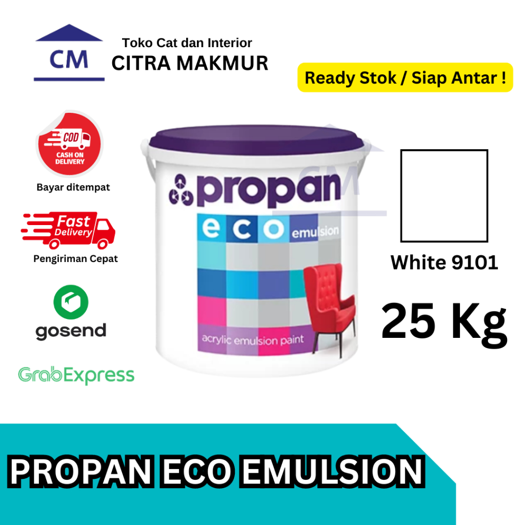 Jual Propan ECO EMULSION (Putih 9101 Ready Mix) - 25 Kg | Shopee Indonesia