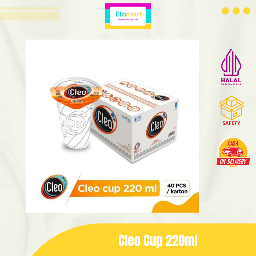 Jual Cleo Gelas 1 Dus Terlengkap & Harga Terbaru April 2026 | Shopee ...
